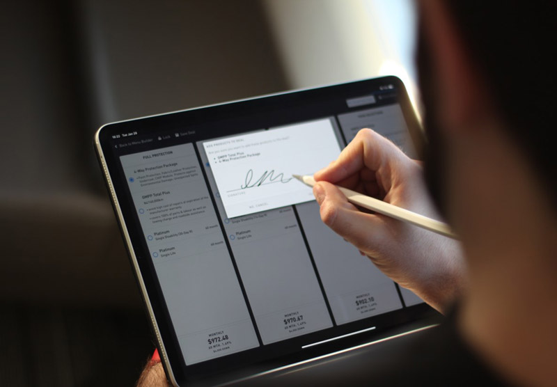 F&I Menu - Autovance